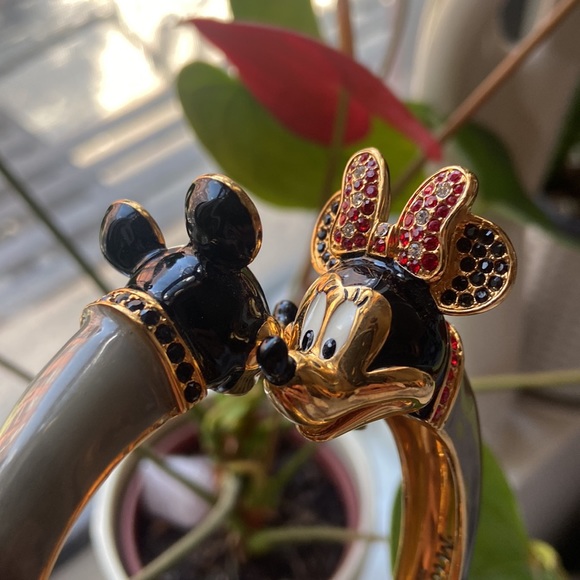 Disney | Jewelry | Disney Mickey And Minnie Mouse Timeless Love Bangle ...